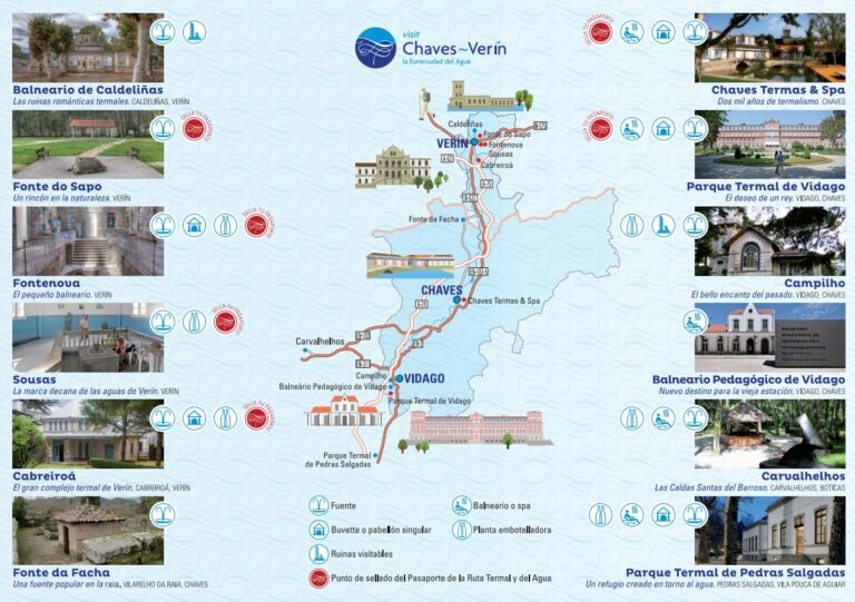 Qué ver en Chaves | Mapa y Guía completa del inicio de la Ruta N2